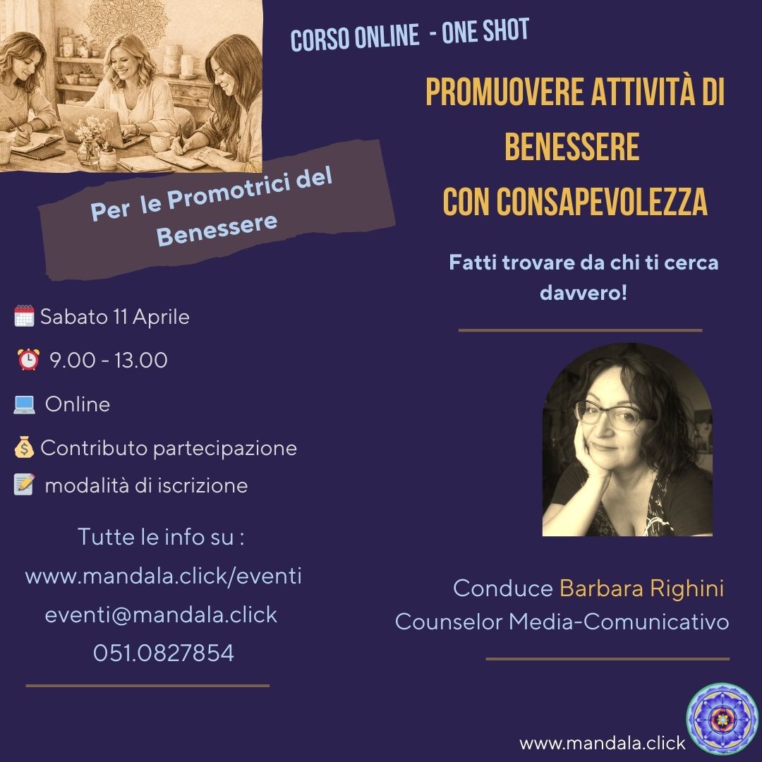Formazione: Promuovere Attività di Benessere con Consapevolezza | I ...